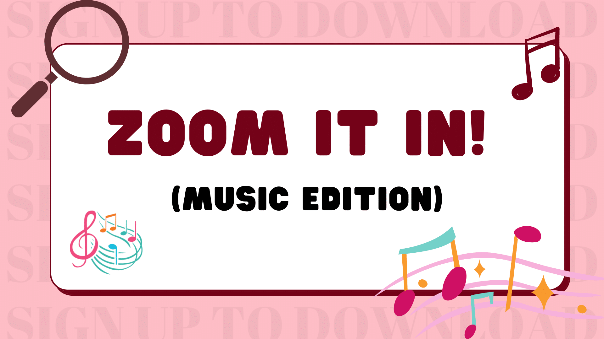 Zoom It In! - Powerpoint Game - World Music Day 2024