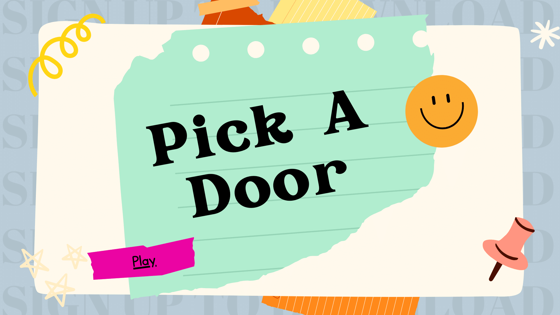Pick A Musical Door! A KS1 Interactive PowerPoint Game - World Music ...