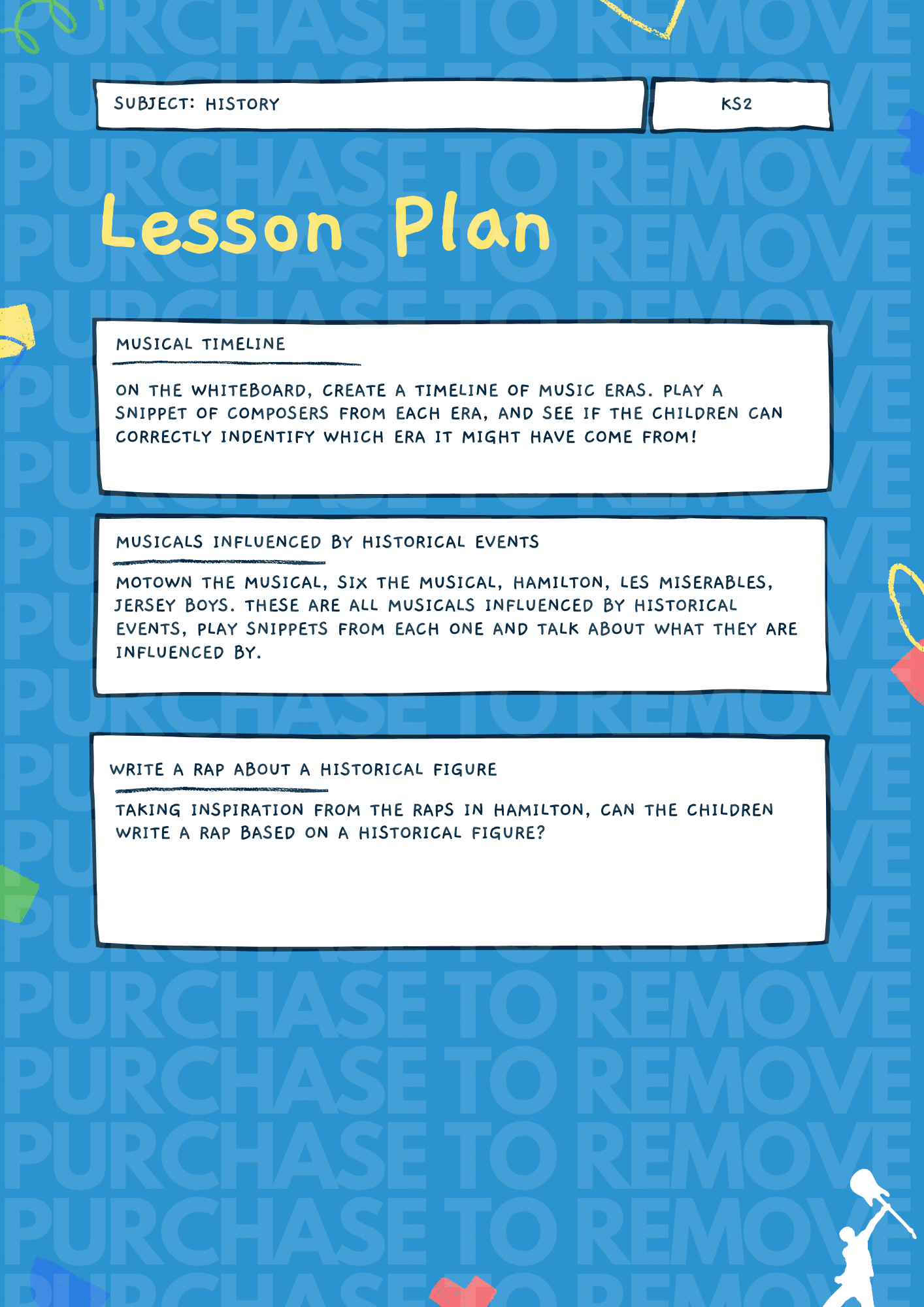 Cross-Curricular Lesson Plan Pack - World Music Day 2024