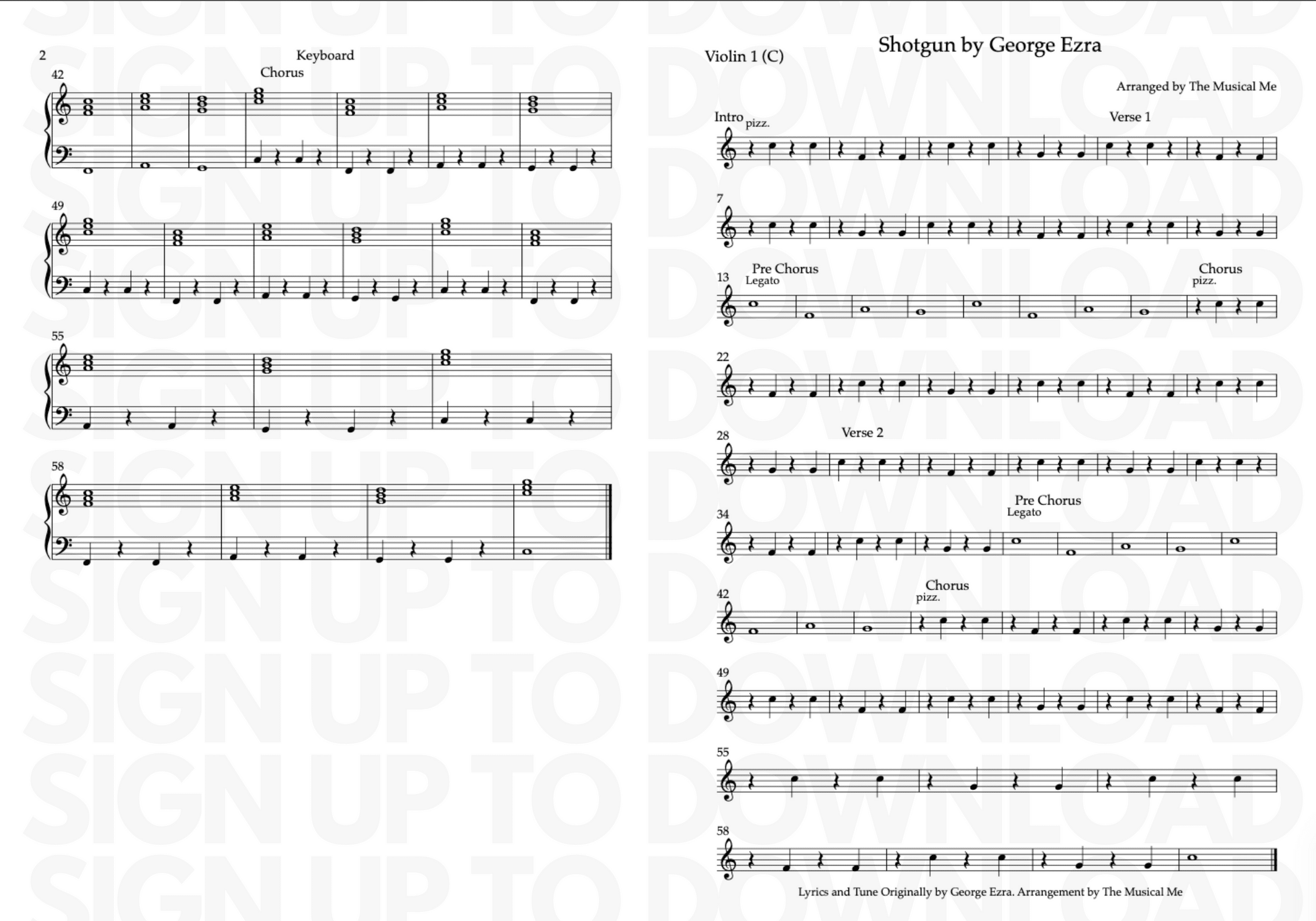 Shotgun - Easy Band Score - World Music Day 2024