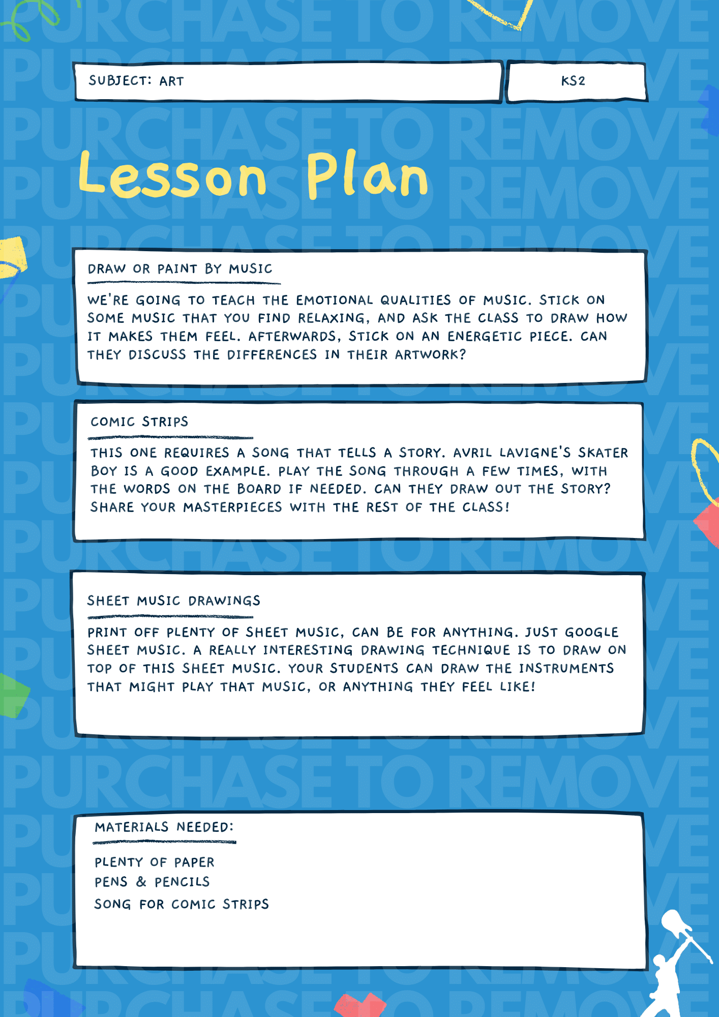 Cross-Curricular Lesson Plan Pack - World Music Day 2024