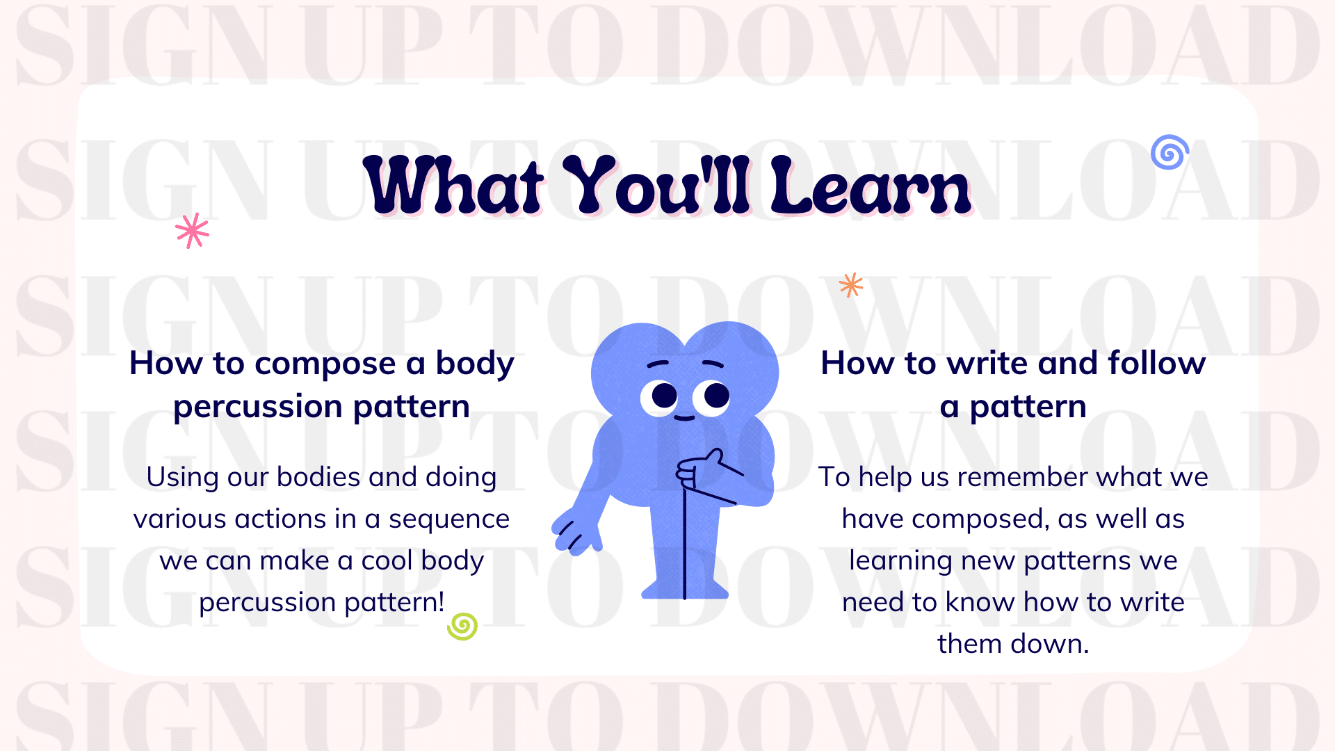 Composing Body Percussion - PowerPoint Presentation - World Music Day 2024