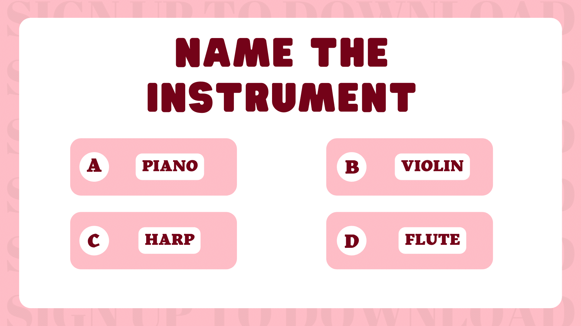 Zoom It In! - Powerpoint Game - World Music Day 2023