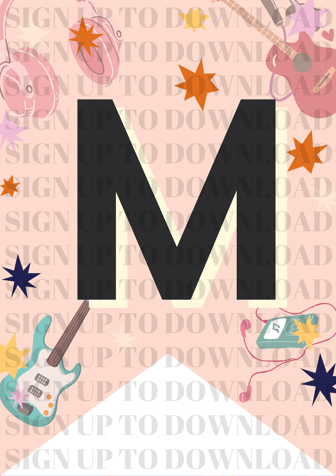 Music Room Bunting Decor - World Music Day 2024