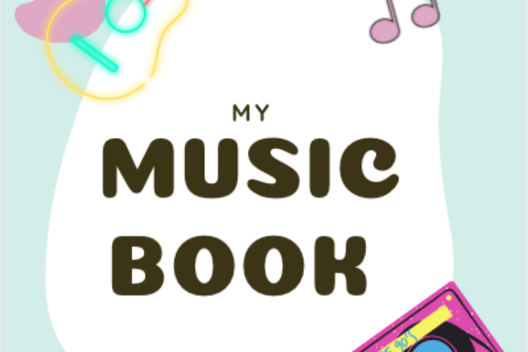 My Music Book (Manuscript Paper) - World Music Day 2025