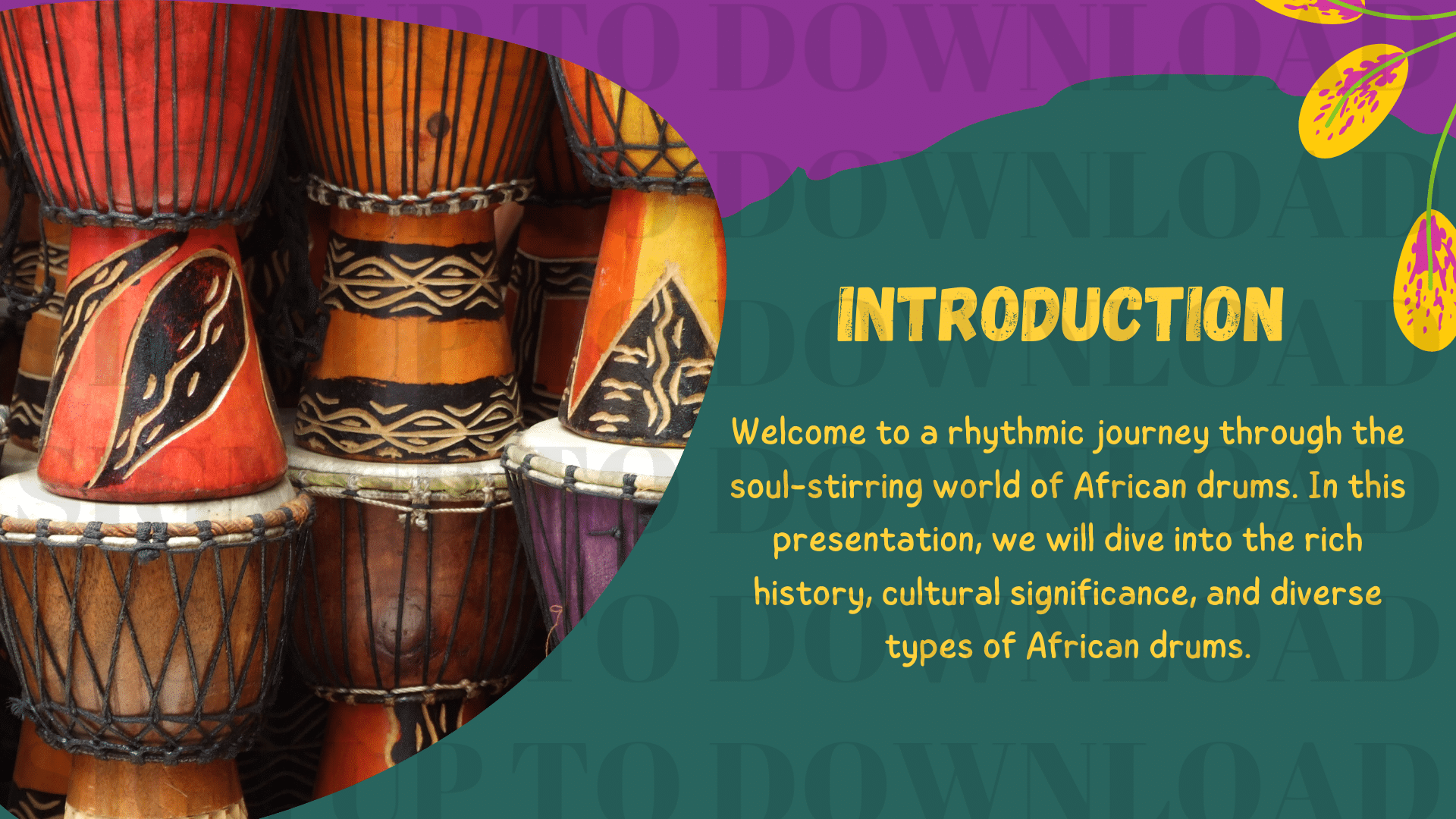 An Introduction to African Drumming - Powerpoint Presentation - World ...